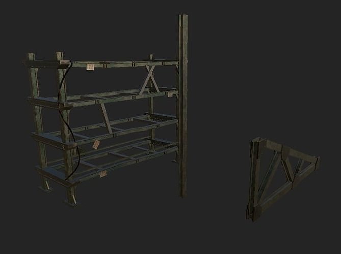 3D model Metal Frame VR / AR / low-poly | CGTrader