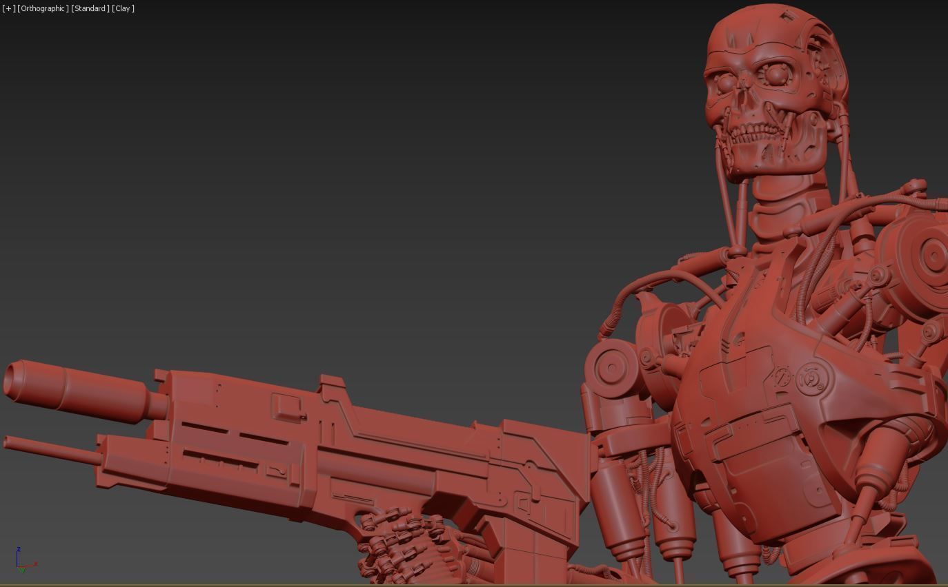 T-800 Terminator 2 Judgment Day 3D model 3D printable | CGTrader