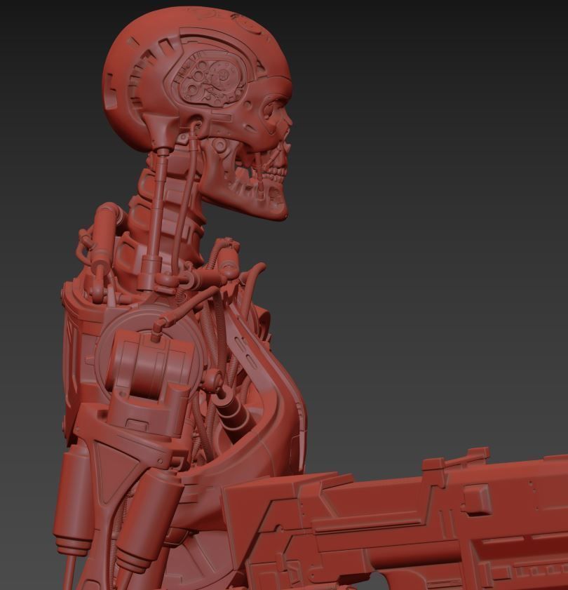 T-800 Terminator 2 Judgment Day 3D model 3D printable | CGTrader
