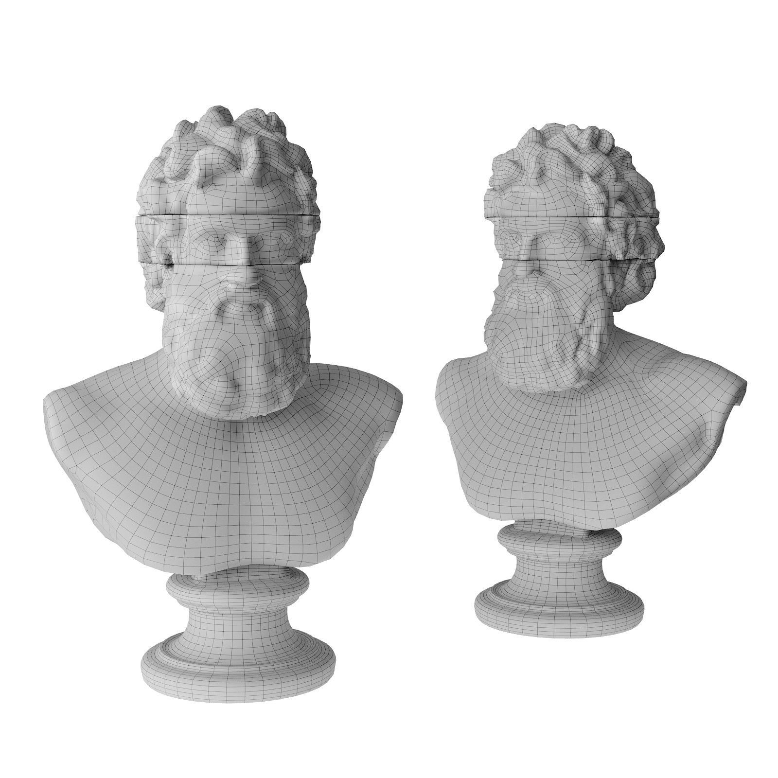 Greek bust modern art 3D model | CGTrader