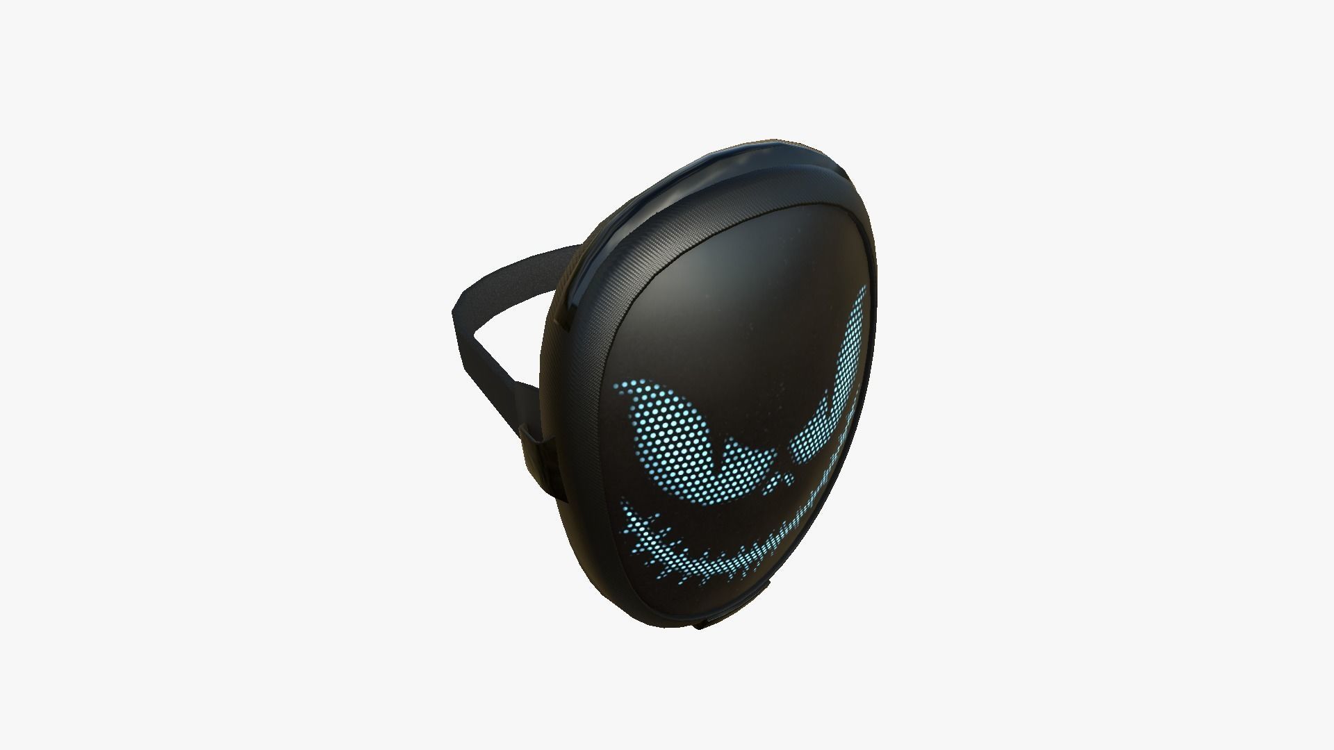 3D model LED Screen Mask - A08 Mask D - Character Design VR / AR / low ...