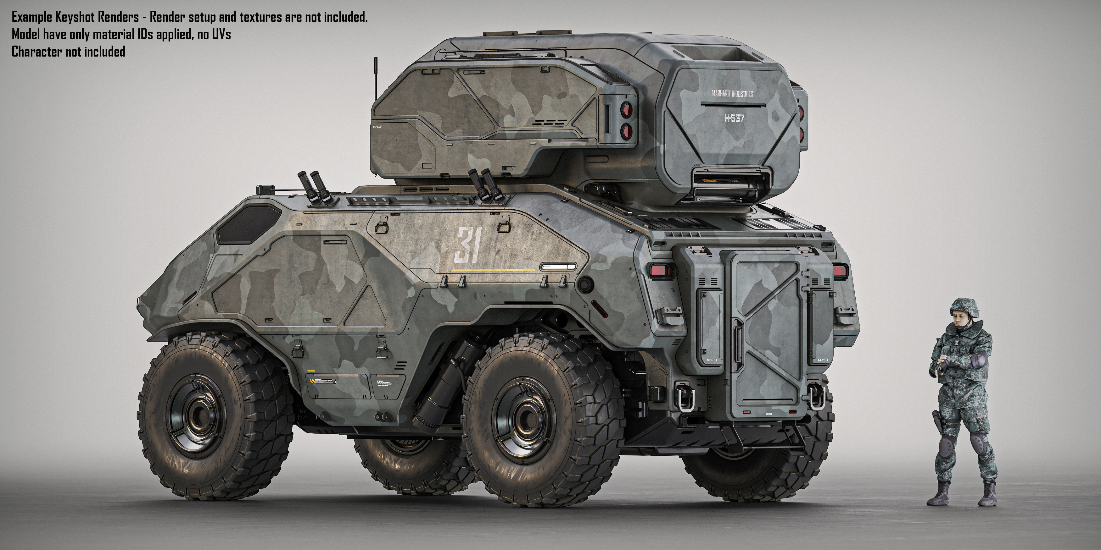 Armored Vehicle 3D model | CGTrader