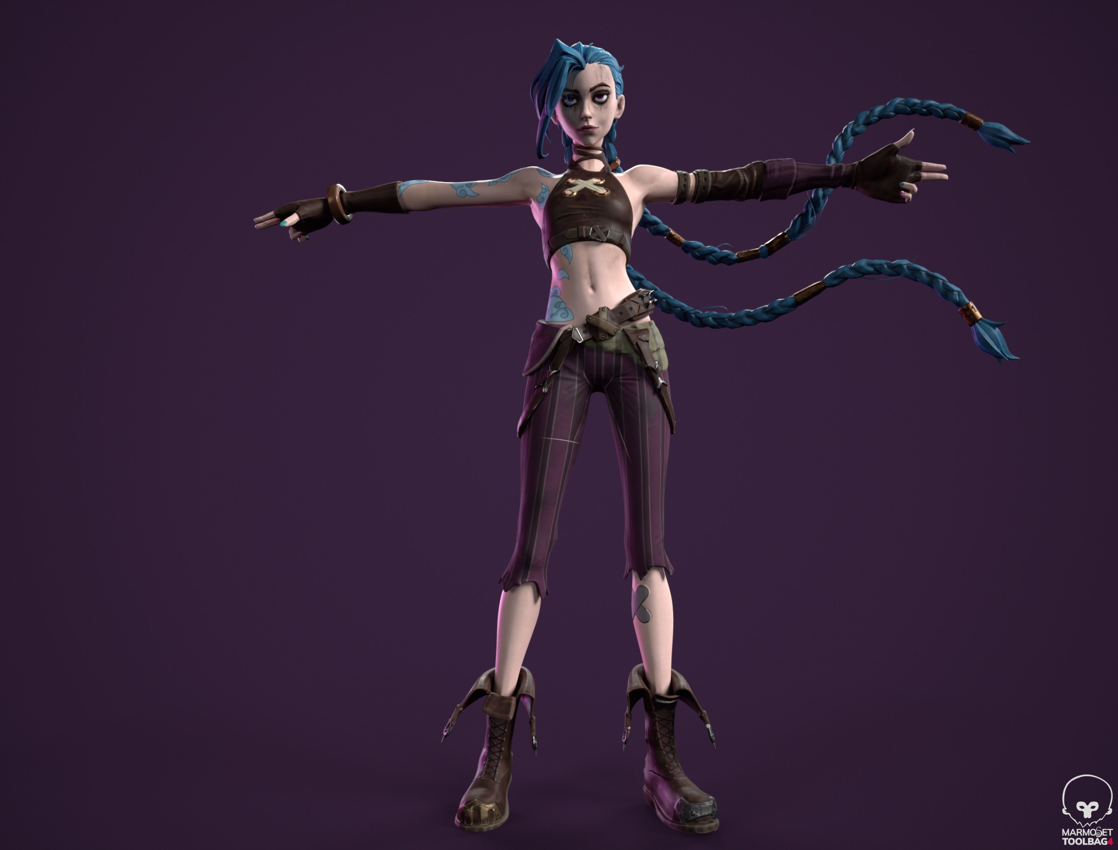 3D model Jinx VR / AR / low-poly | CGTrader