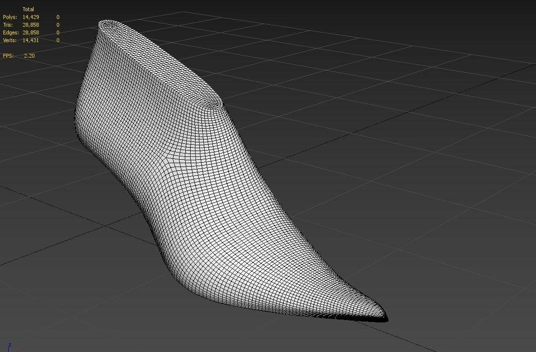 Shoes Lasts - Pointed 3D print model 3D model | CGTrader