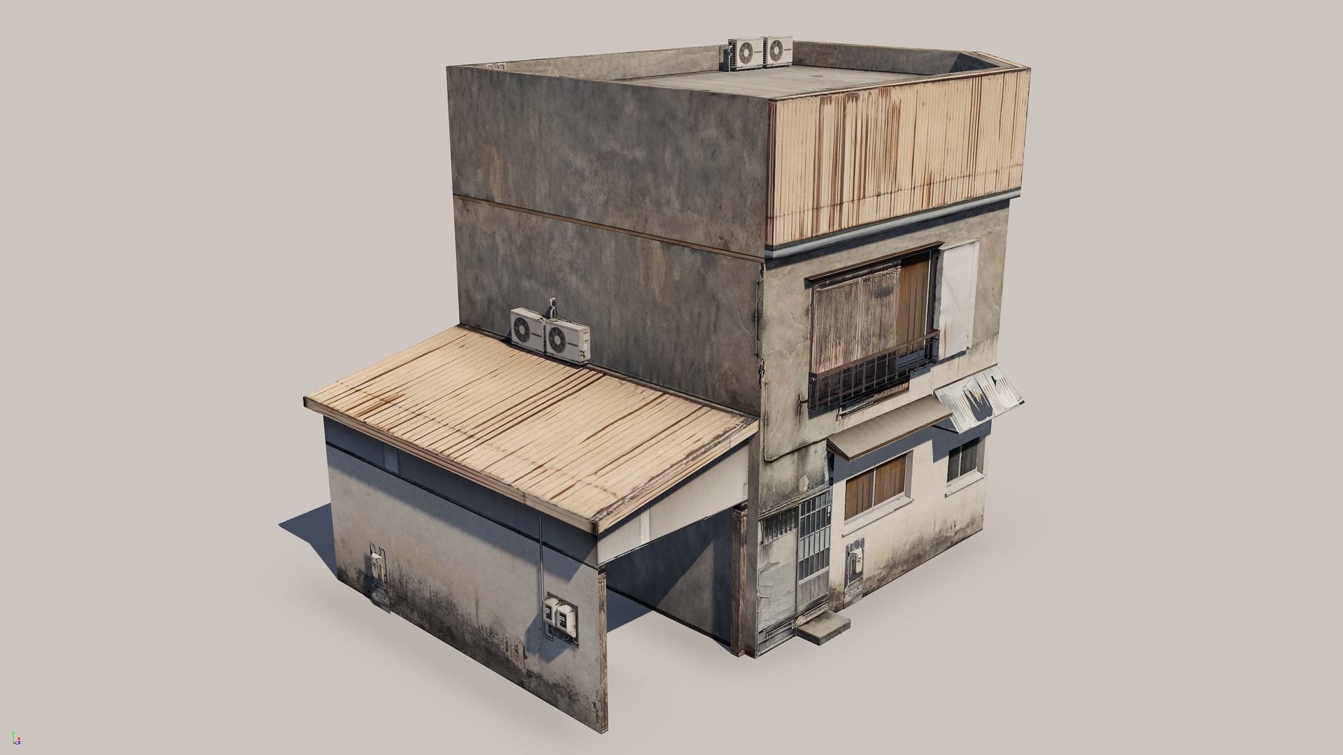 3D model Japanese Rural Shops VR / AR / low-poly | CGTrader