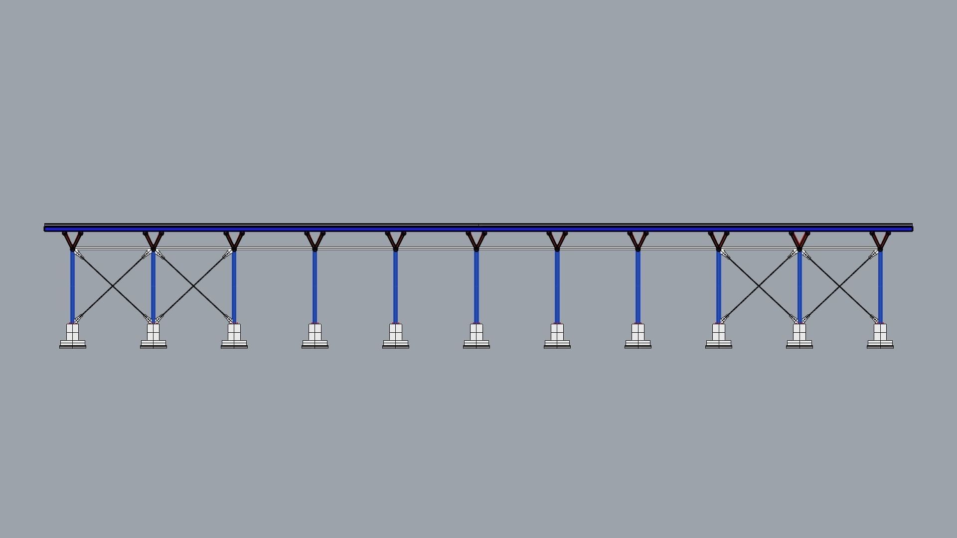 Steel Truss Building 3D model | CGTrader