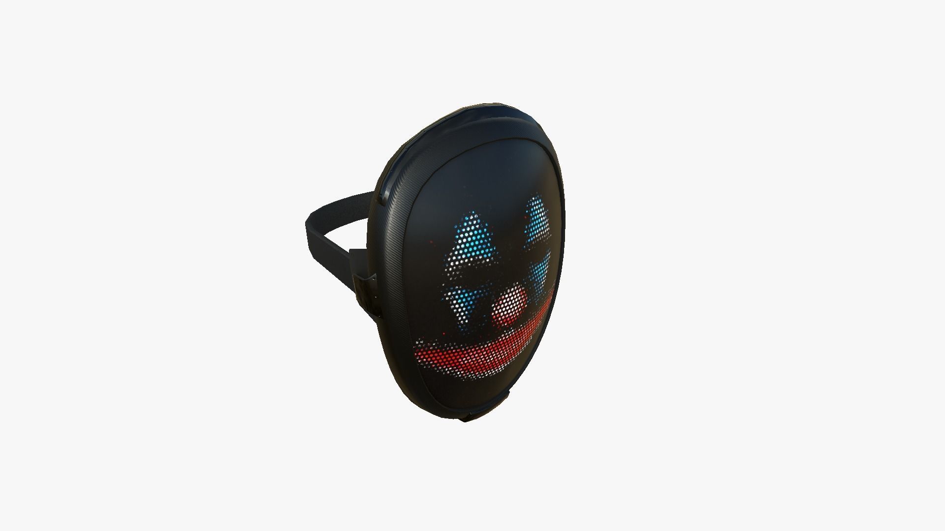3D model LED Screen Mask - A04 Joker Clown - Character Design VR / AR ...