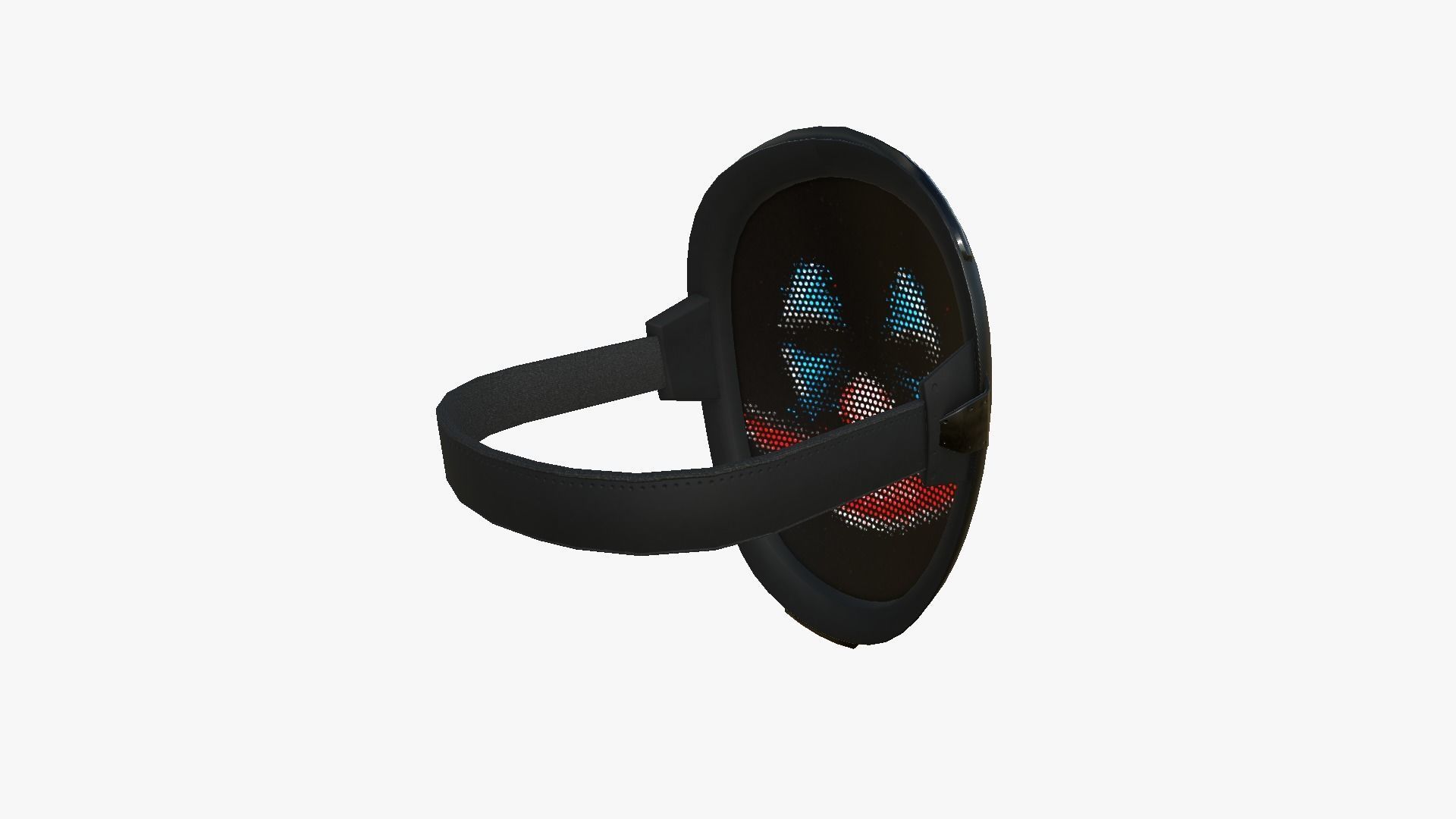 3D model LED Screen Mask - A04 Joker Clown - Character Design VR / AR ...