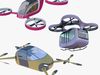 Passenger drones big collection | CGTrader