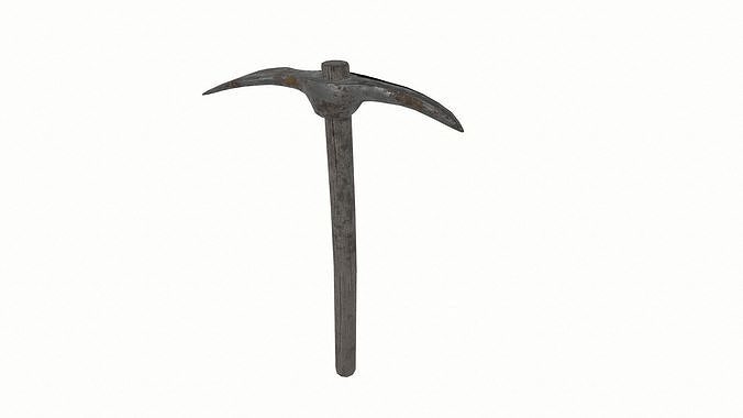 3D model Pickaxe VR / AR / low-poly | CGTrader