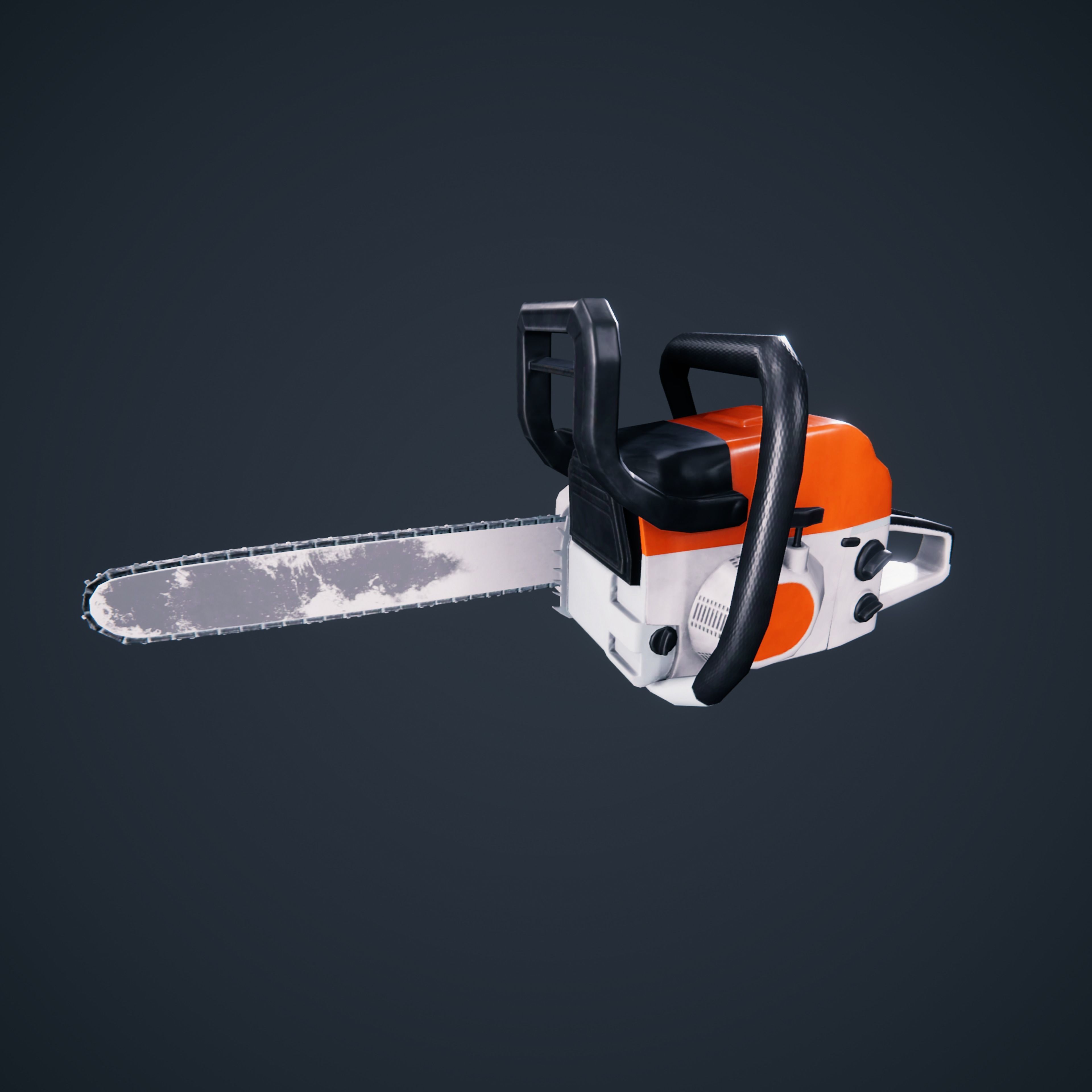 3D model Chainsaw HDRP VR / AR / low-poly | CGTrader