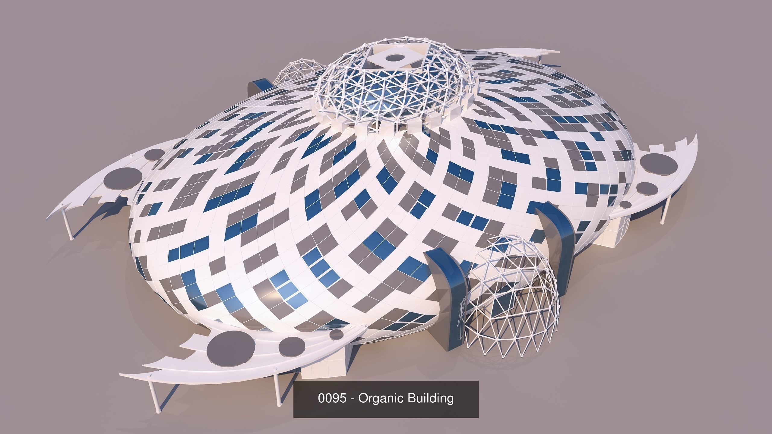 54 Buildings - Futuristic-Modern-Organic-Skyscraper - Big Bundle 3D ...
