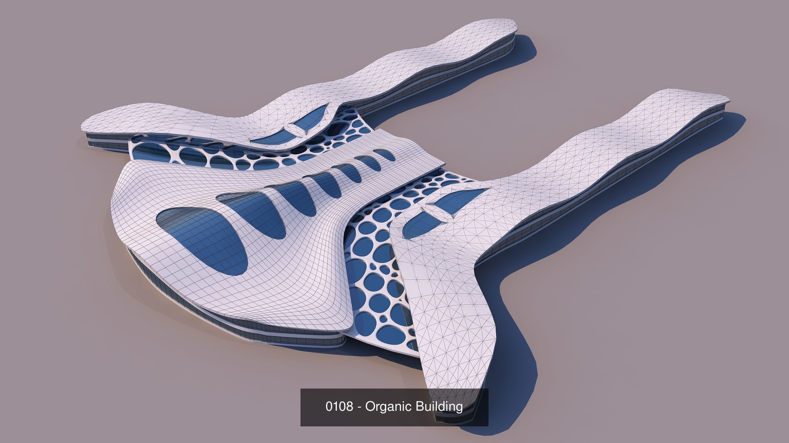 54 Buildings - Futuristic-Modern-Organic-Skyscraper - Big Bundle 3D ...