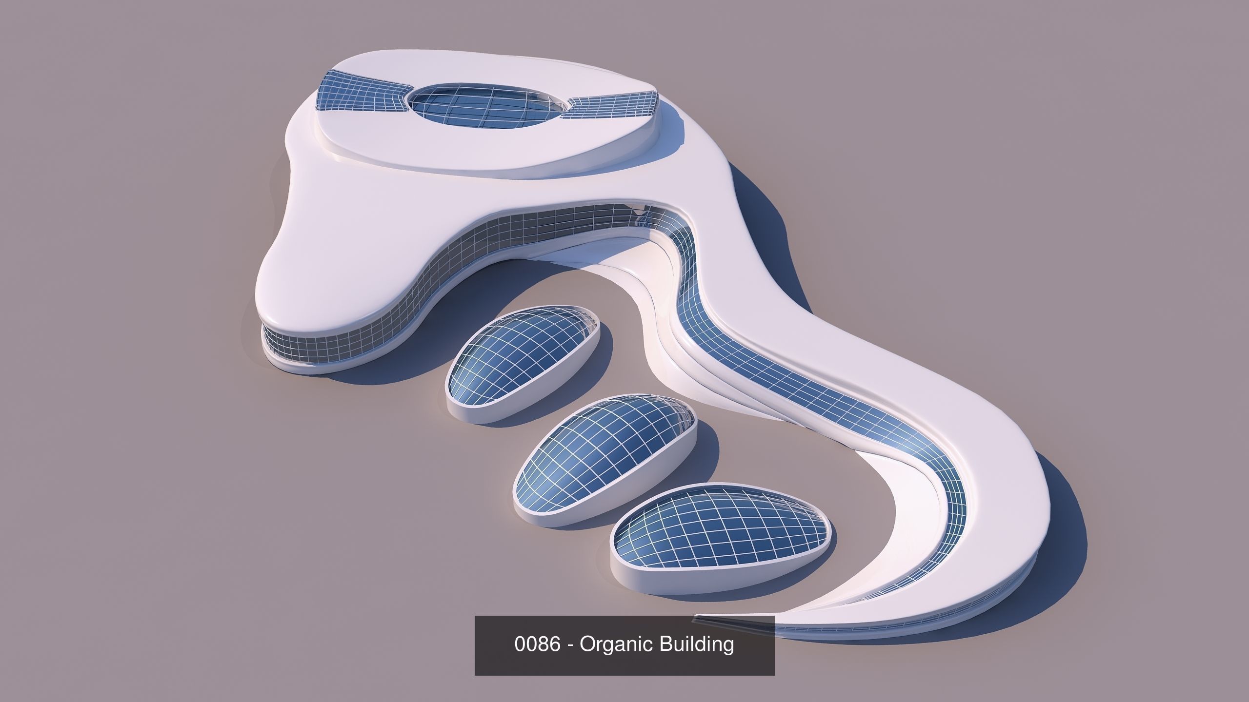 54 Buildings - Futuristic-Modern-Organic-Skyscraper - Big Bundle 3D ...