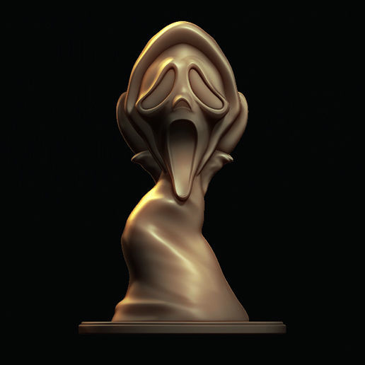 GhostFace Munch Scream 3D model 3D printable | CGTrader