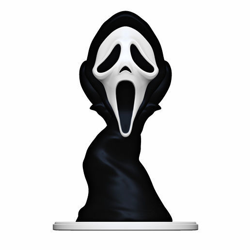 GhostFace Munch Scream 3D model 3D printable | CGTrader