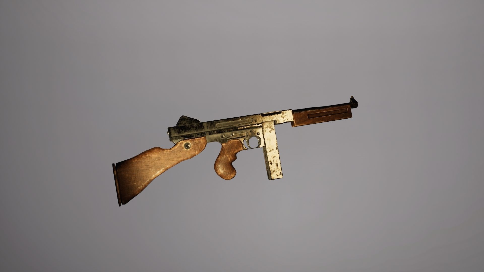 3D model Thompson M1A1 VR / AR / low-poly | CGTrader