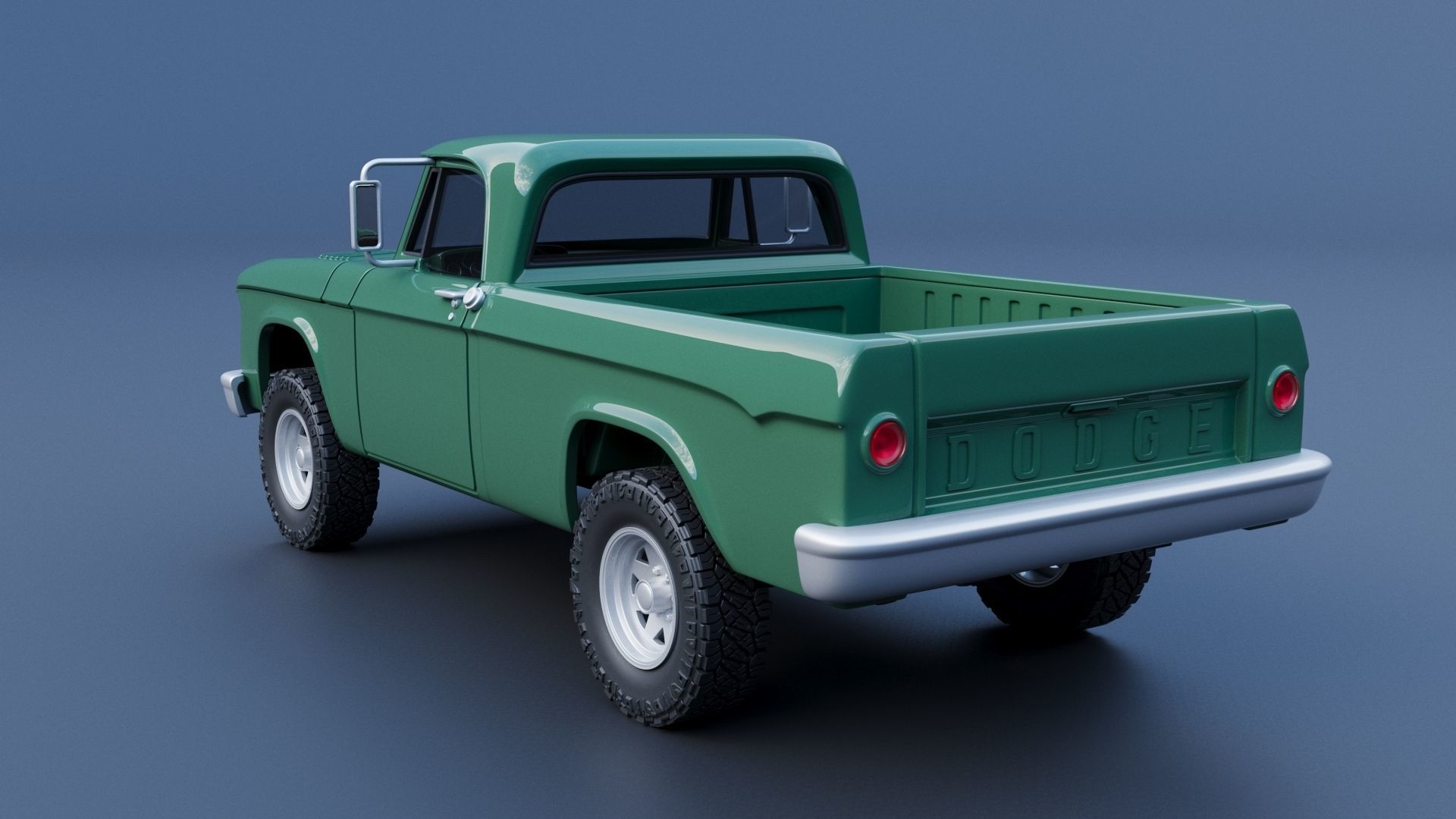 Dodge Power Wagon W100 1962 3D model 3D printable | CGTrader