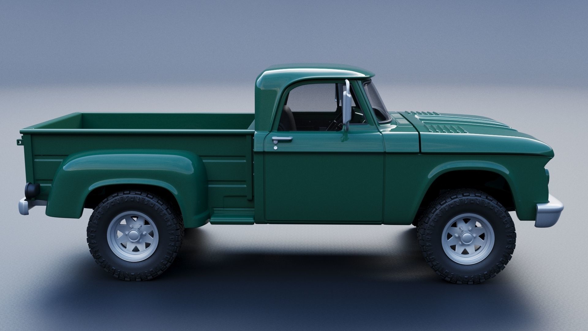 Dodge Power Wagon W100 1962 3D model 3D printable | CGTrader