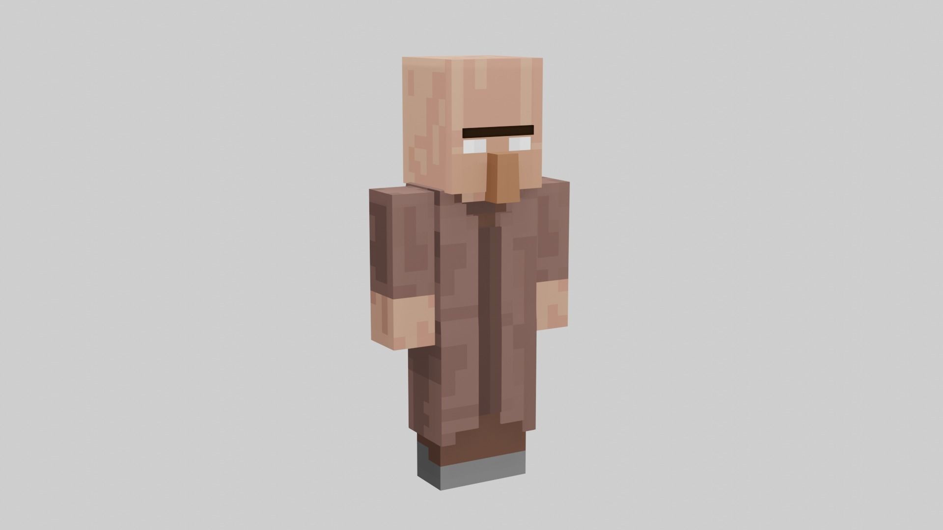 3D model Minecraft Villager VR / AR / low-poly | CGTrader