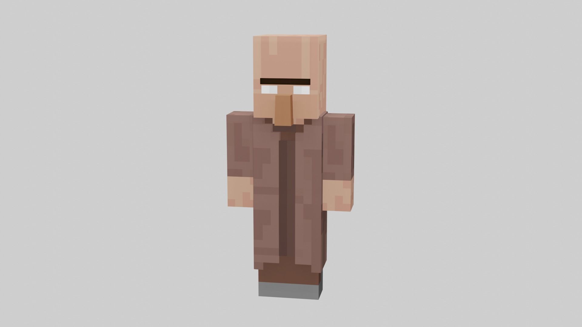 3D model Minecraft Villager VR / AR / low-poly | CGTrader