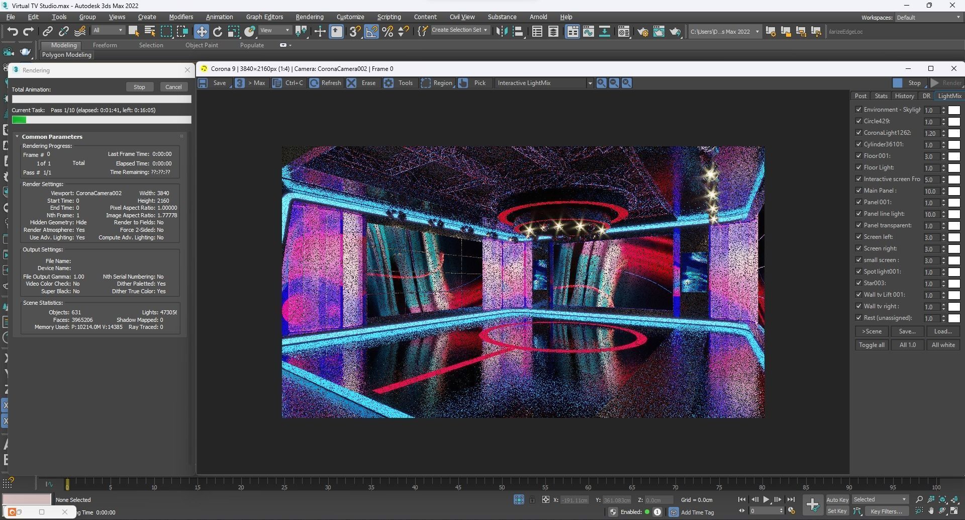 3D model Virtual Studio Chat show VR / AR / low-poly | CGTrader