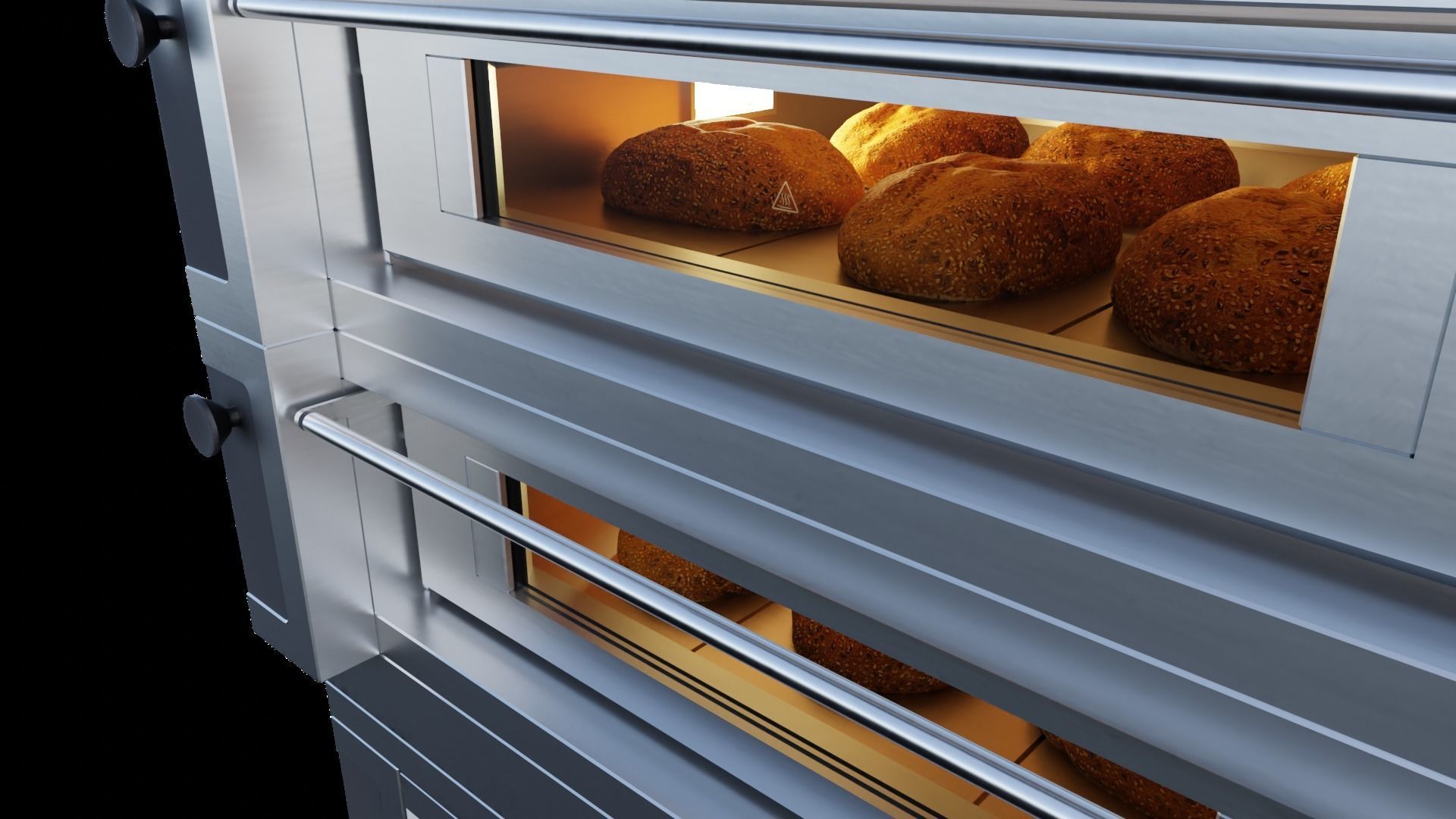 Moretti Forni Modular Electric Deck Oven 3D model | CGTrader