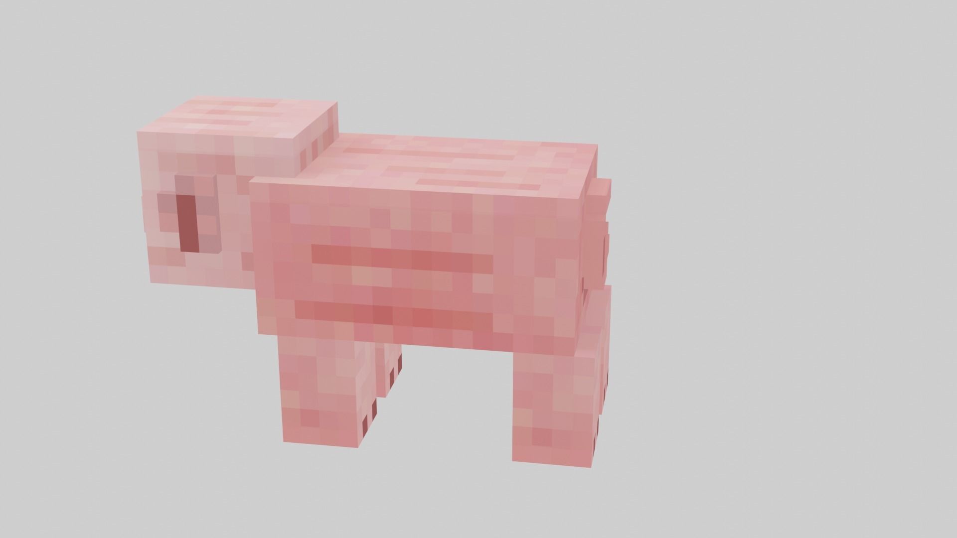 3D model Minecraft Pig VR / AR / low-poly | CGTrader