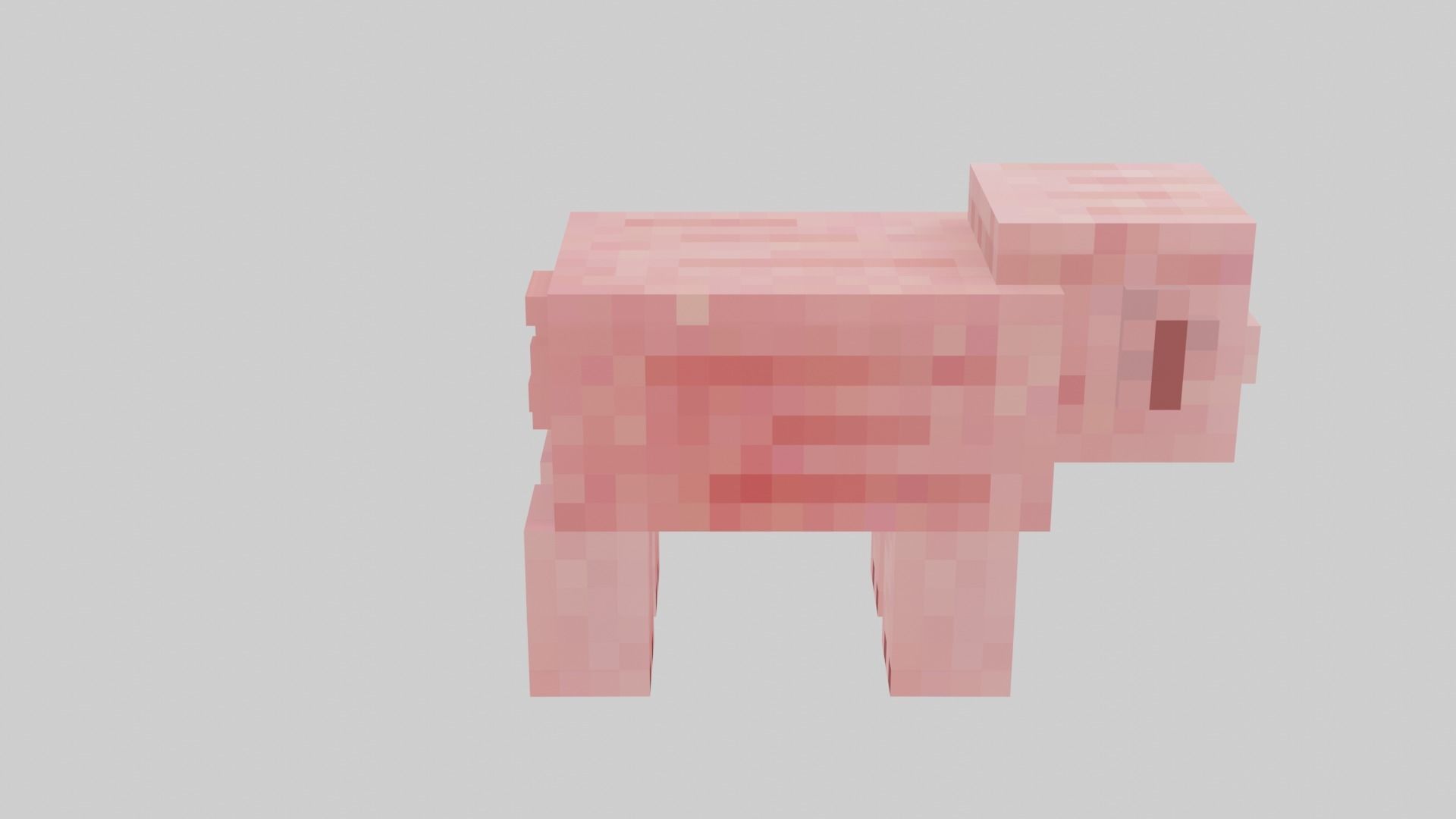 3D model Minecraft Pig VR / AR / low-poly | CGTrader