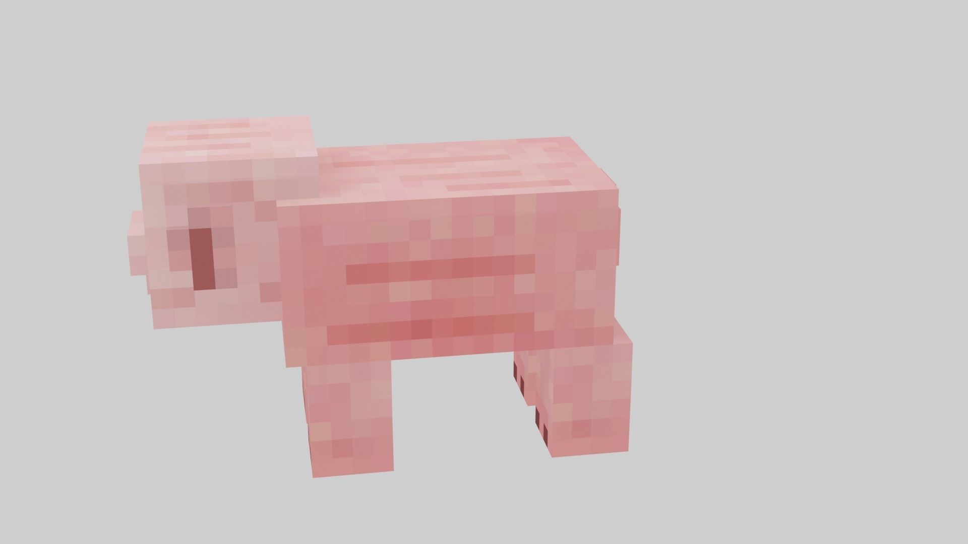 3D model Minecraft Pig VR / AR / low-poly | CGTrader