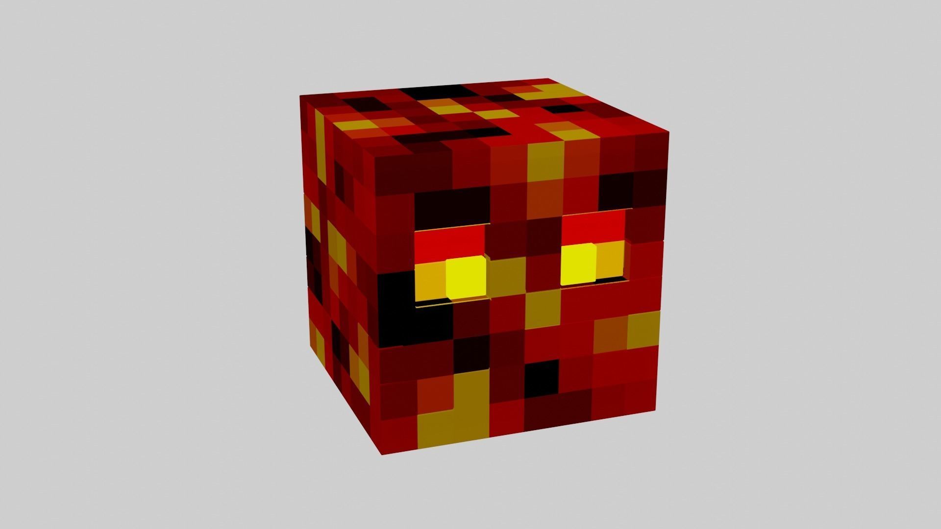3D model Minecraft Magma Cube VR / AR / low-poly | CGTrader