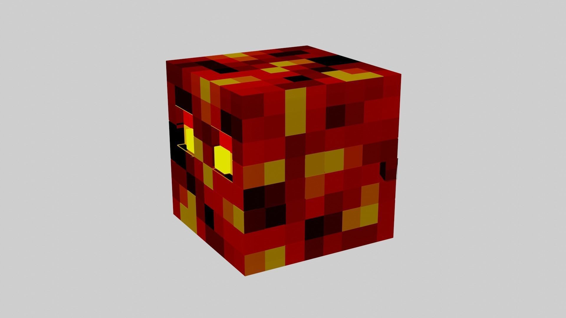 3D model Minecraft Magma Cube VR / AR / low-poly | CGTrader