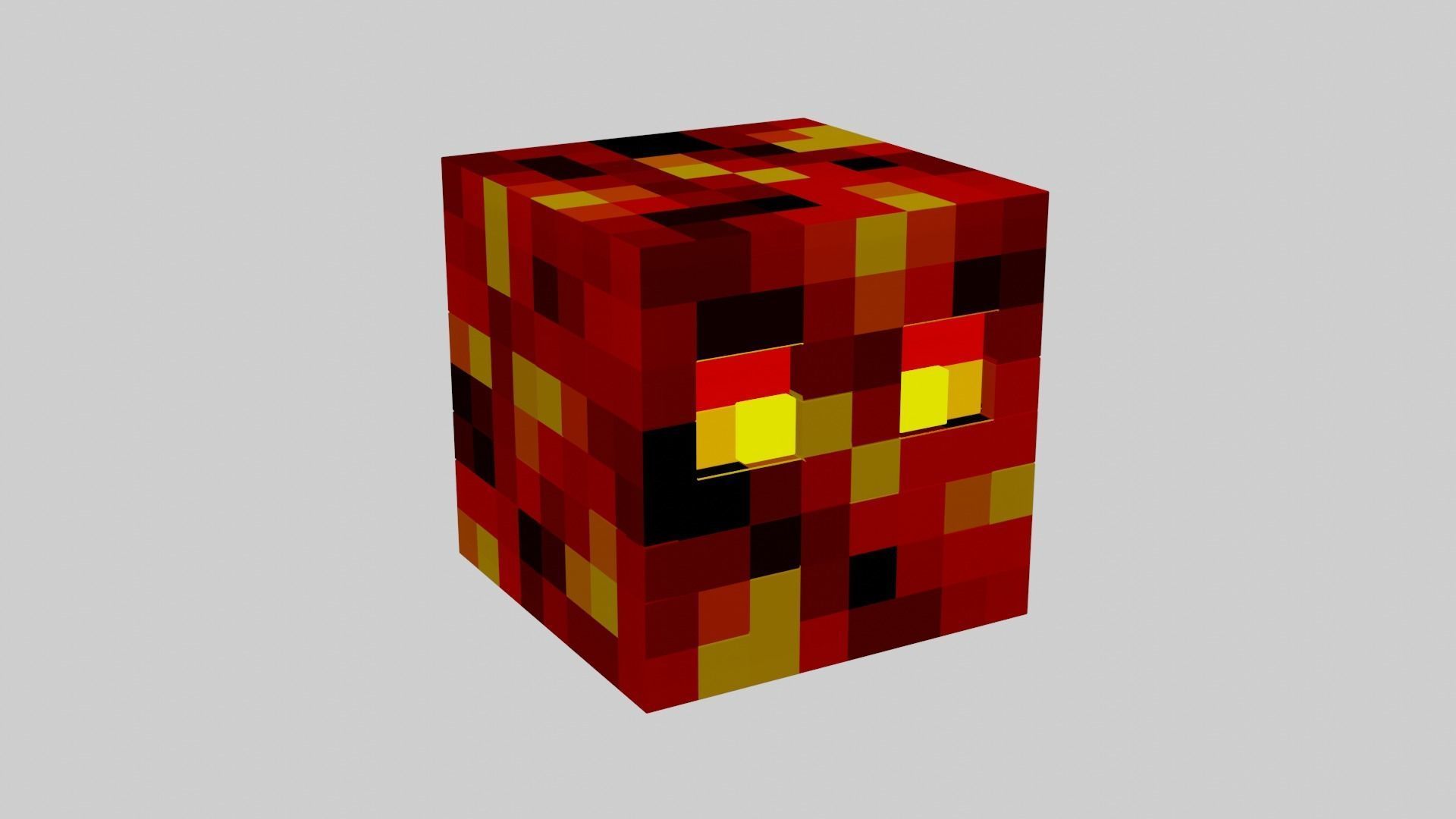 3D model Minecraft Magma Cube VR / AR / low-poly | CGTrader
