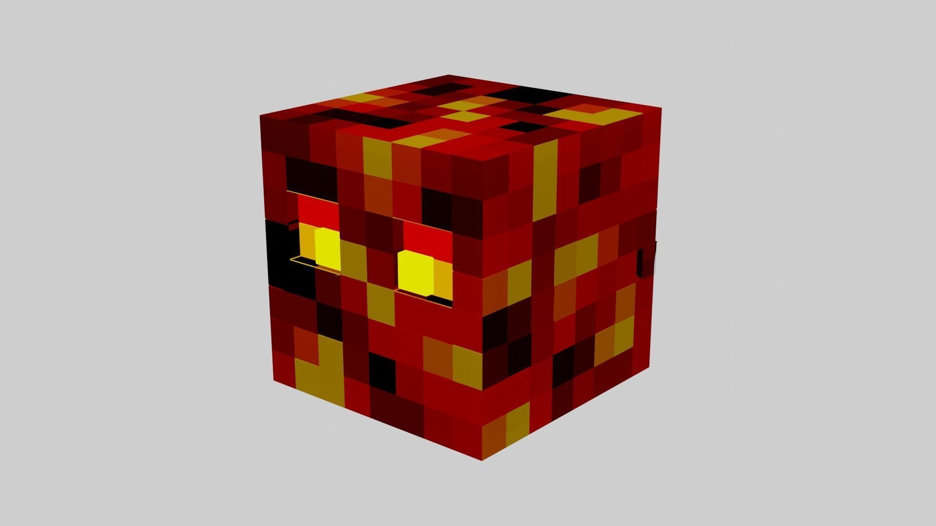 3D model Minecraft Magma Cube VR / AR / low-poly | CGTrader