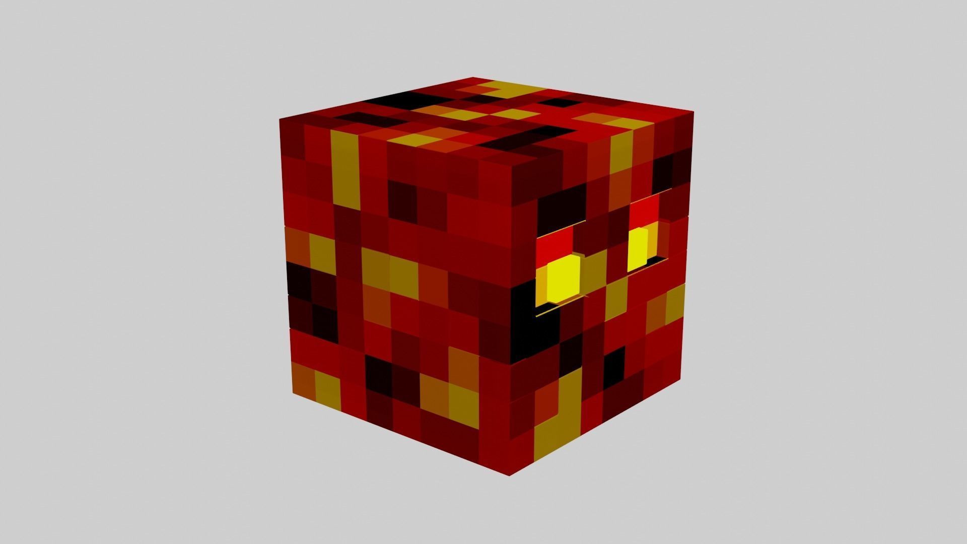 3D model Minecraft Magma Cube VR / AR / low-poly | CGTrader