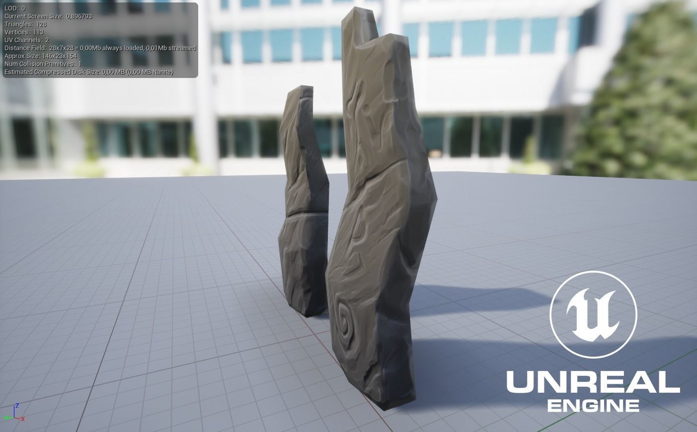 Stylized Runestone GameReady Model free VR / AR / low-poly 3D model | CGTrader