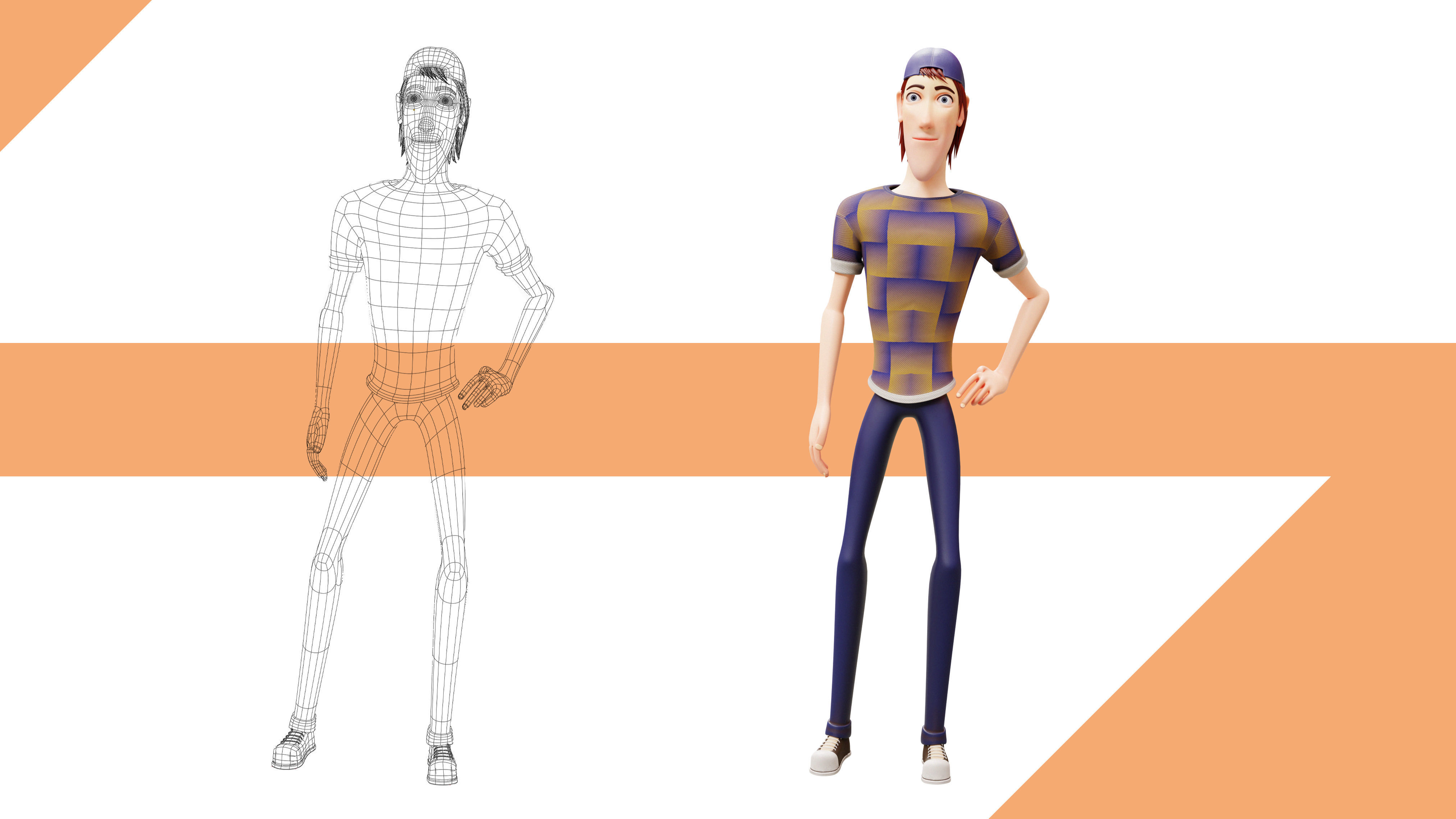 3D model Low Poly Character Rigged Game Ready VR / AR / low-poly | CGTrader