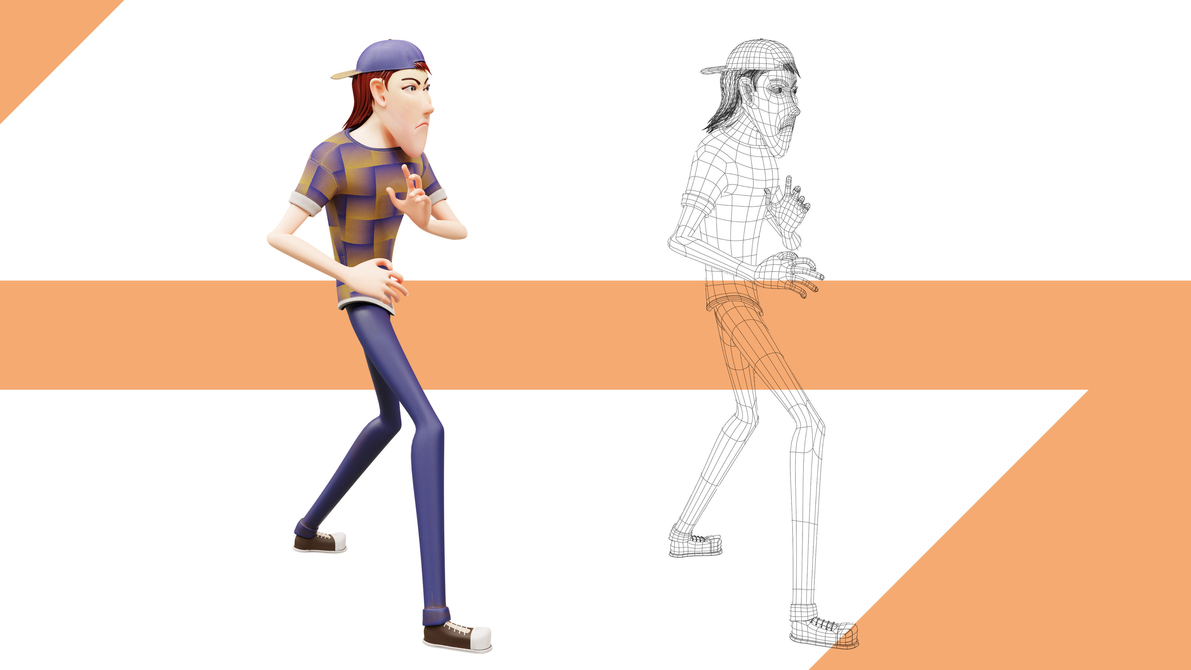 3D model Low Poly Character Rigged Game Ready VR / AR / low-poly | CGTrader