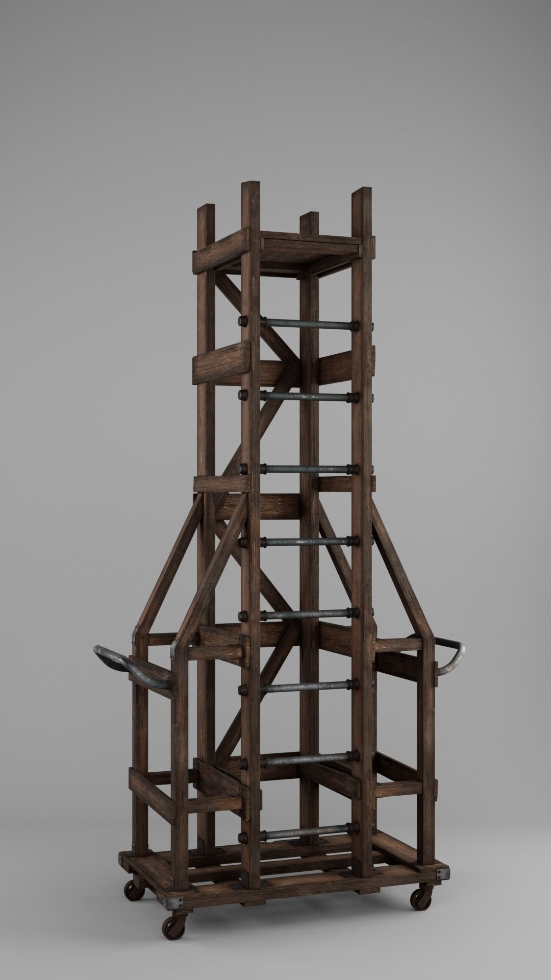 3D model Push Pull Ladder 3D model VR / AR / low-poly | CGTrader