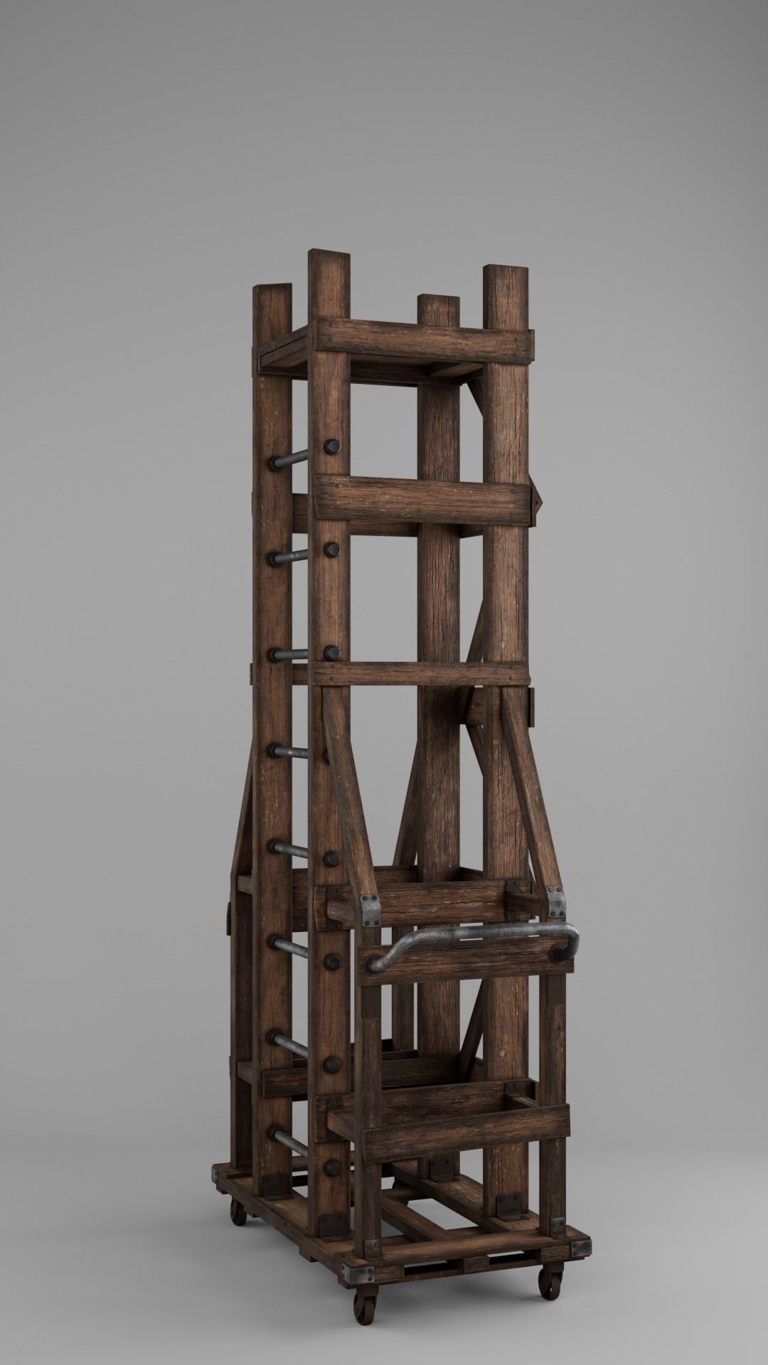 3D model Push Pull Ladder 3D model VR / AR / low-poly | CGTrader