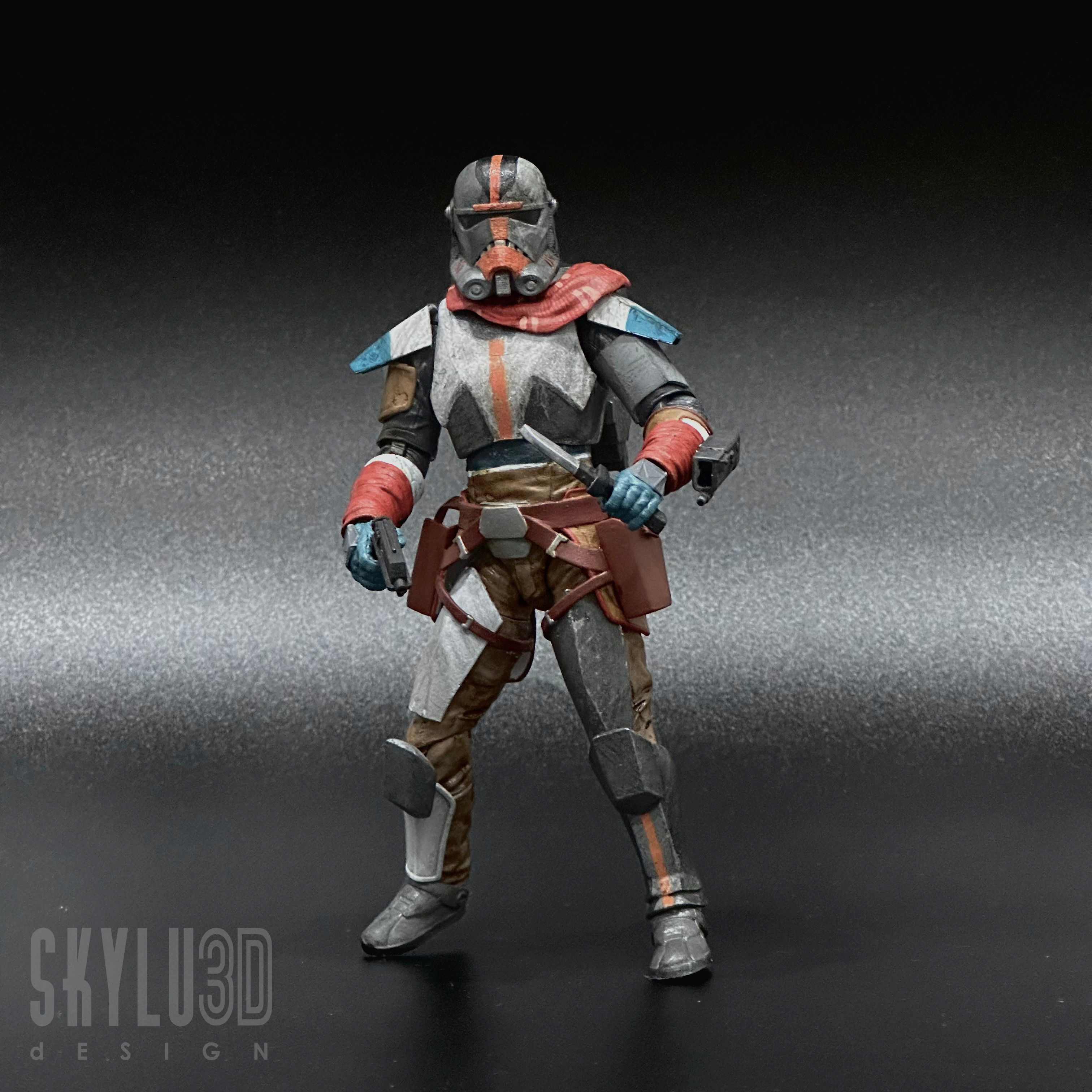 Bad Batch S2 Hunter One12 Scale Custom 3D files 3D model 3D printable ...