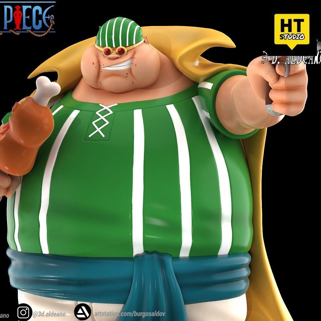 Lucky Roo One Piece 3D model 3D printable | CGTrader