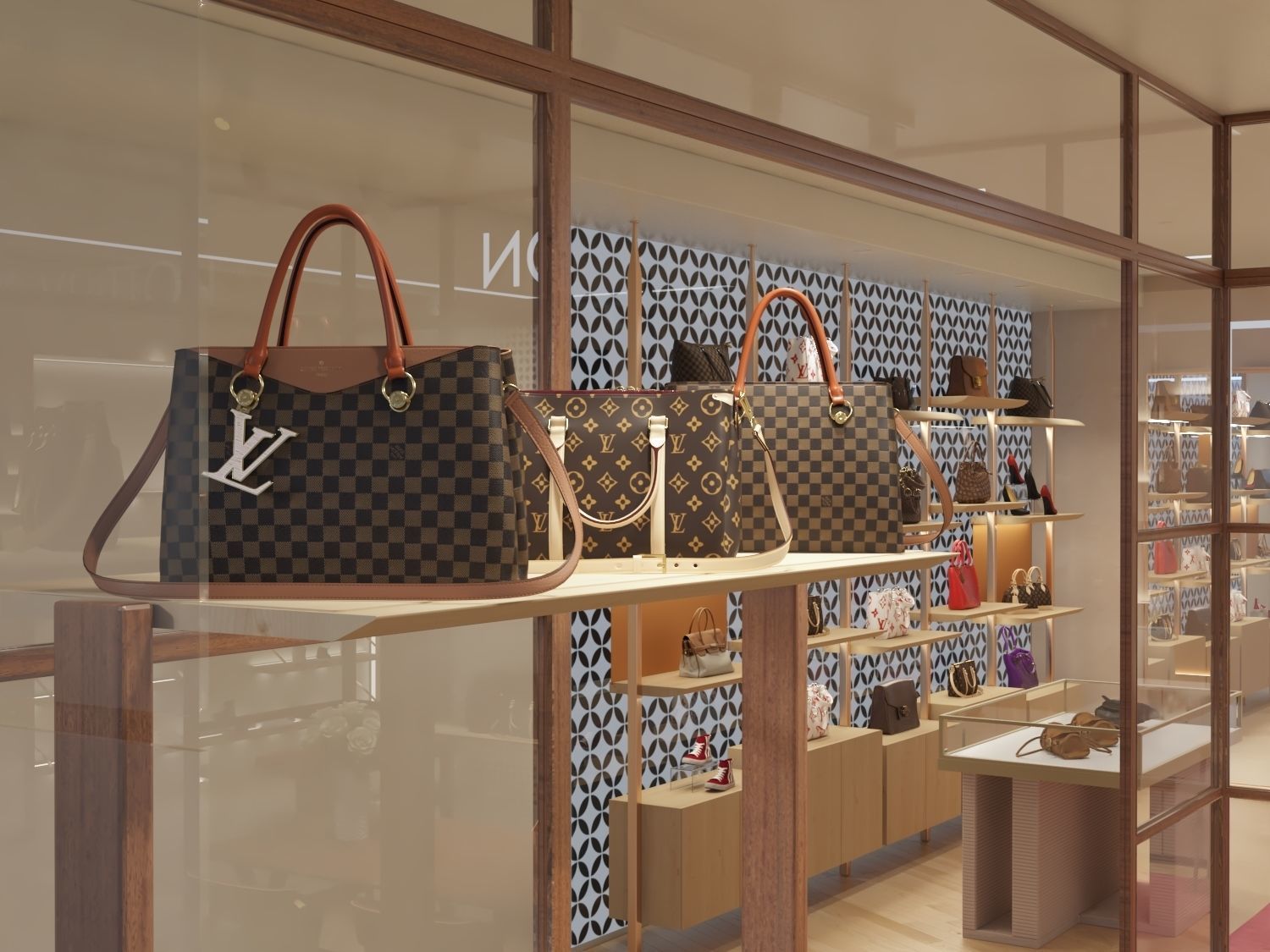 Louis Vuitton 3D Store 3D model 3 3D model | CGTrader