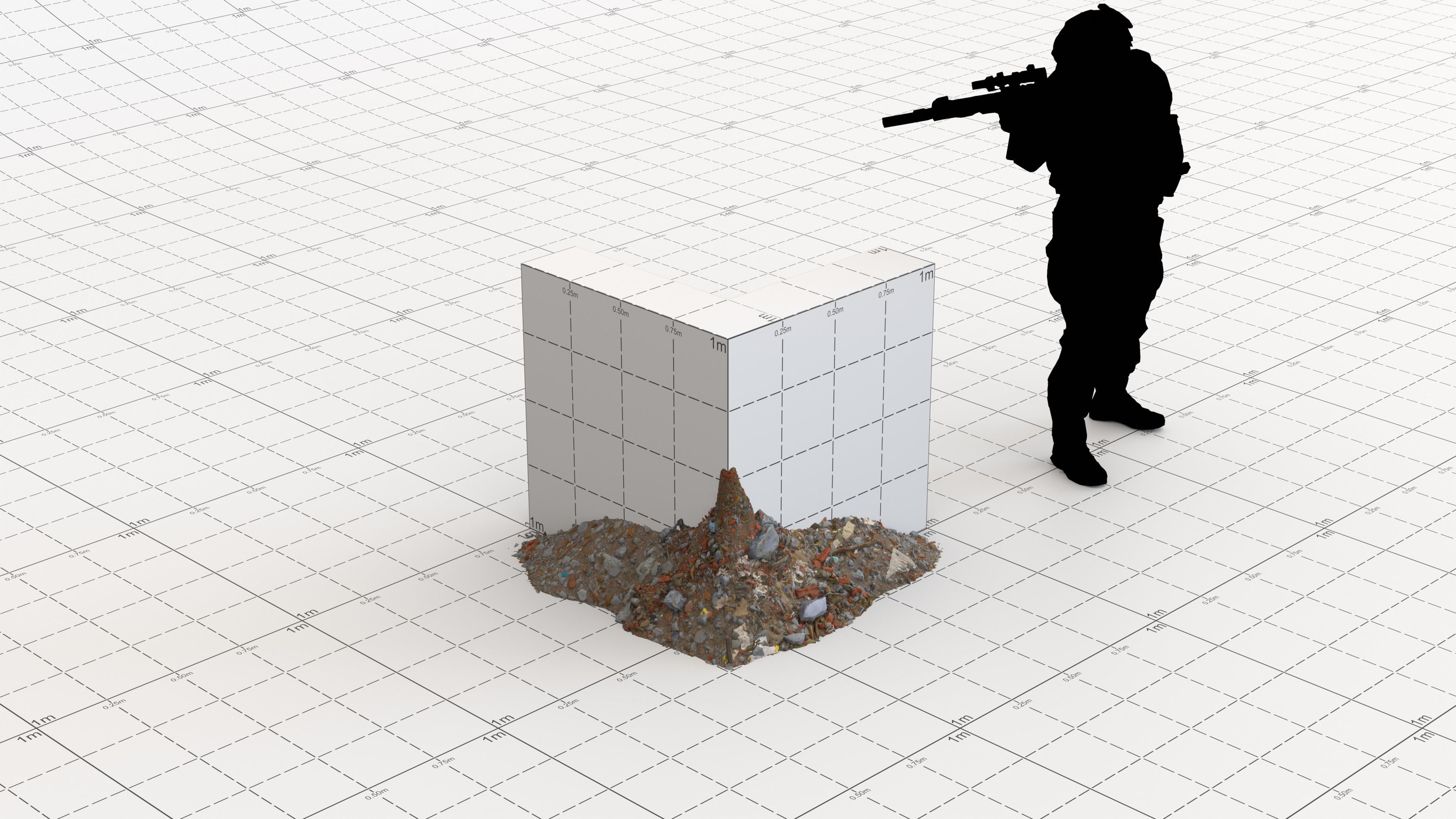 3D model Modular Rubble Kit Vol01 VR / AR / low-poly | CGTrader