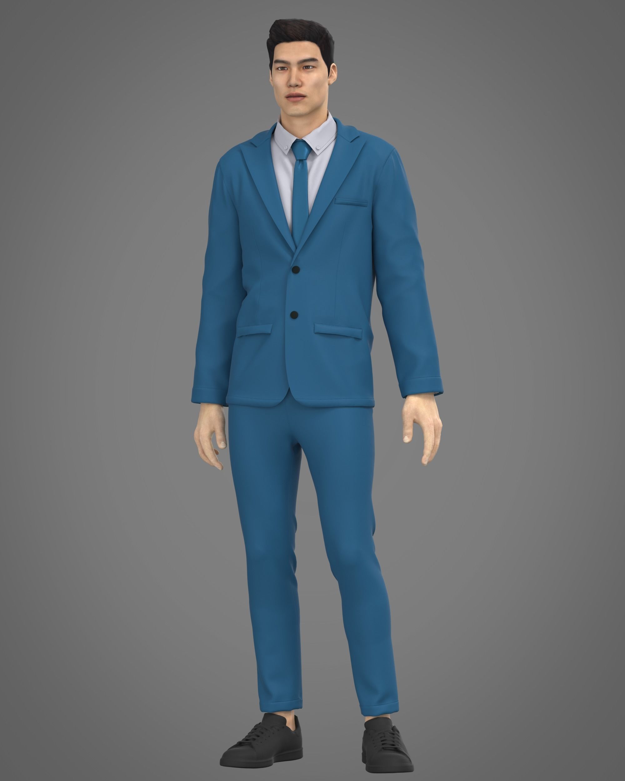 5 Men Outfit 3D model | CGTrader