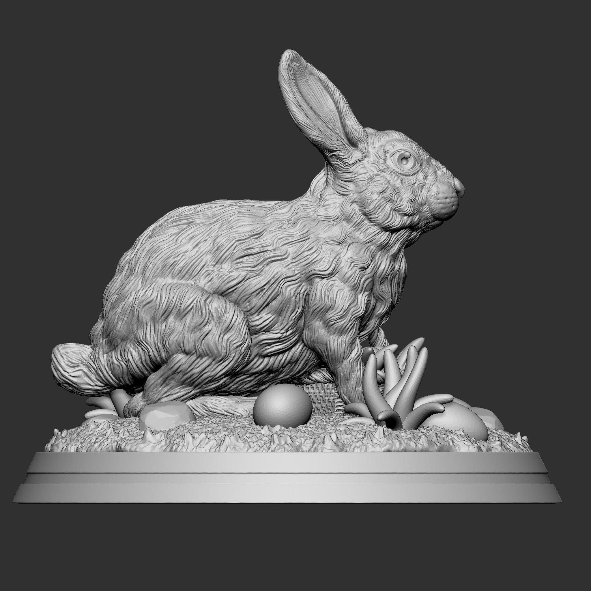 EASTER BUNNY 3D model 3D printable | CGTrader