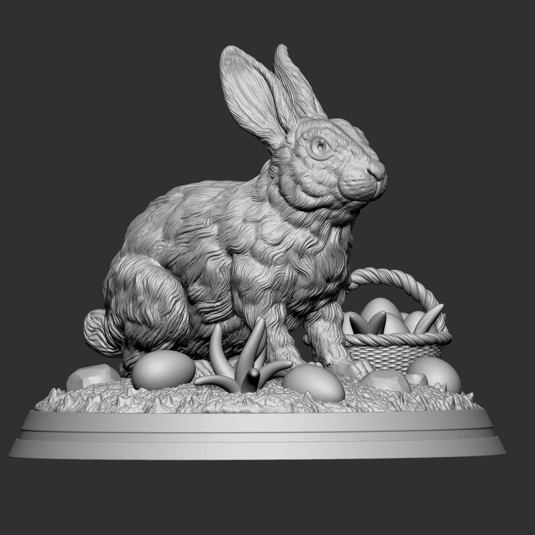 EASTER BUNNY 3D model 3D printable | CGTrader