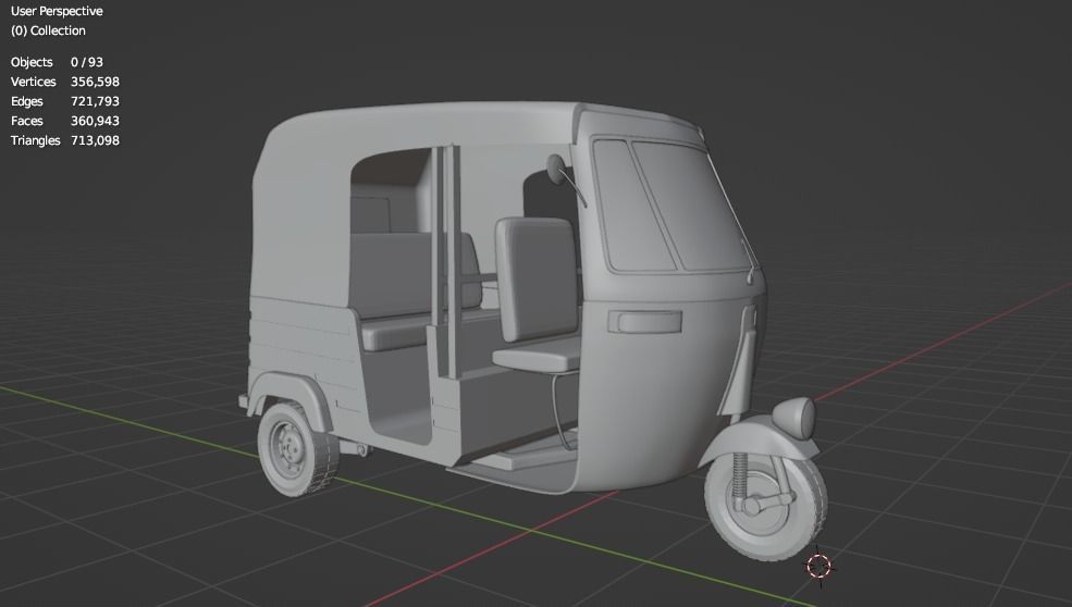 3D model AUTO RICKSHAW 3D MODEL VR / AR / low-poly | CGTrader