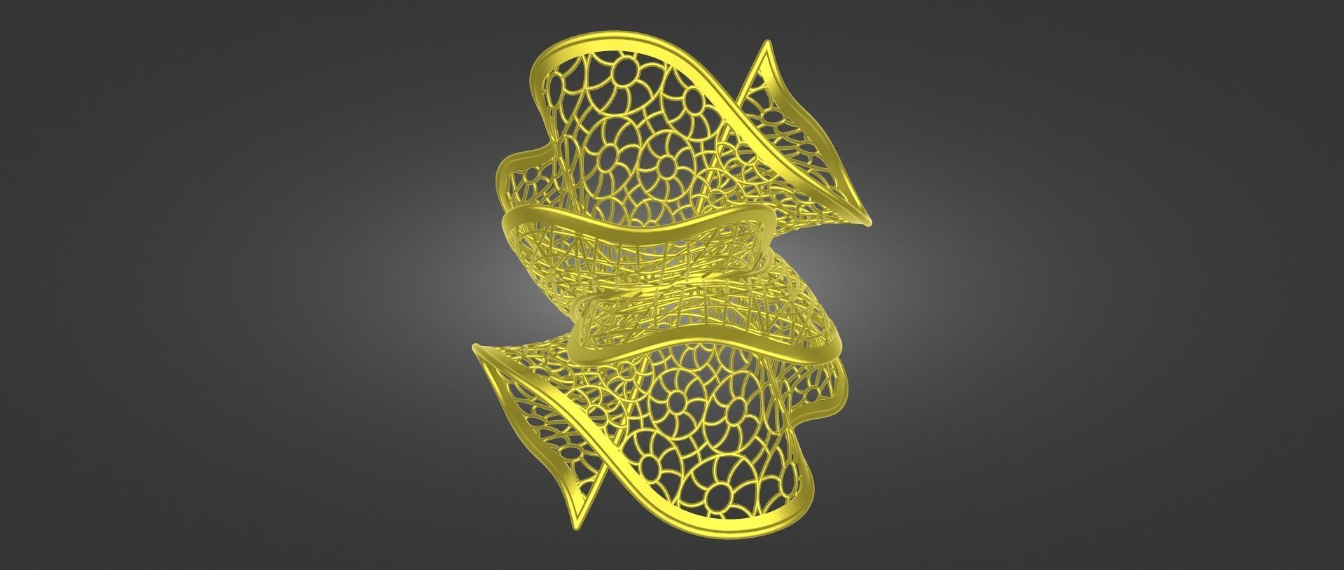 Abstract Gold Ring Design free 3D model 3D printable | CGTrader