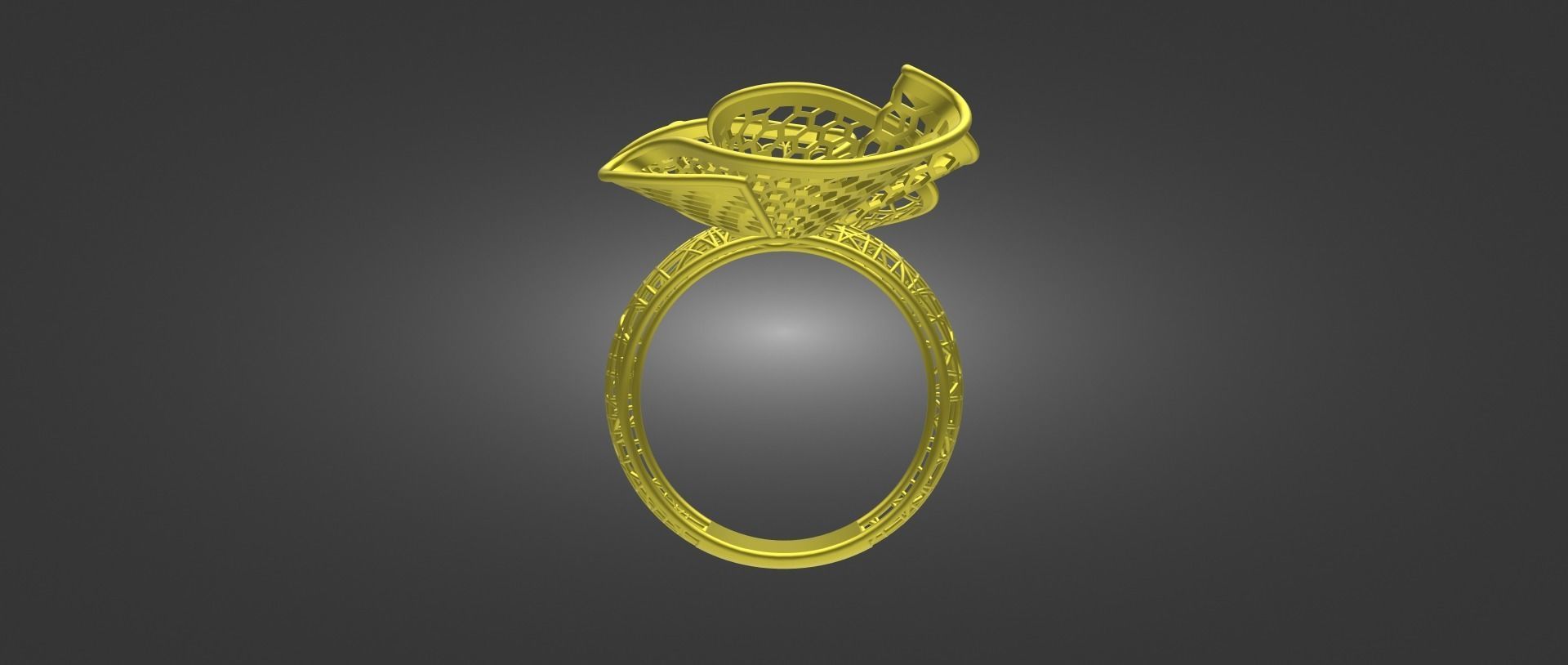 3D CAD file for Gold Design Ring free 3D model 3D printable | CGTrader